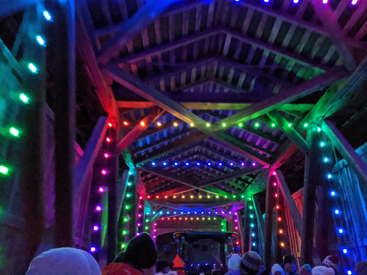 A Merry Prairie Holiday at Conner Prairie - Cornfields and High Heels