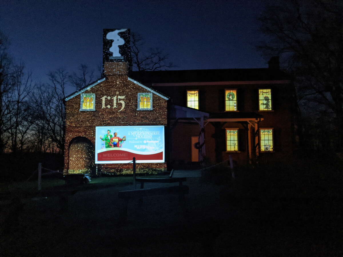 A Merry Prairie Holiday at Conner Prairie - Cornfields and High Heels